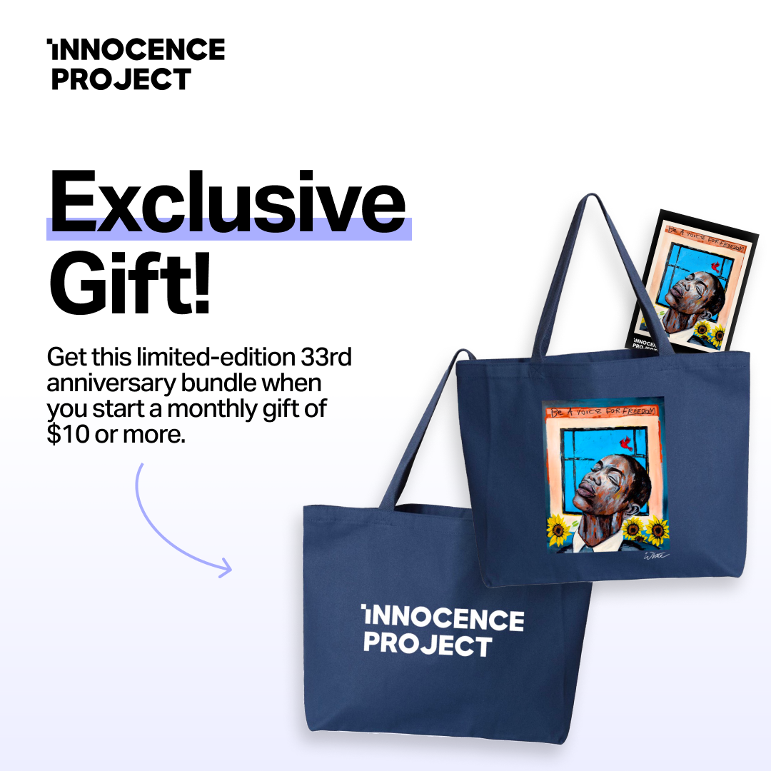 Donate - FY26 Anniversary - Innocence Project
